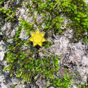 Glitter Sun Mini Enamel Pin // Hard Enamel Pin, Gold Plated, Sunshine ...