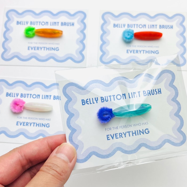 Belly Button Lint Brush Gag Gift Belly Button Cleaner Funny Present for ...