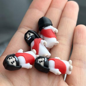 Tiny Mini Jesus Plastic Figurine 3D Printed With Red Sash, Everyone ...