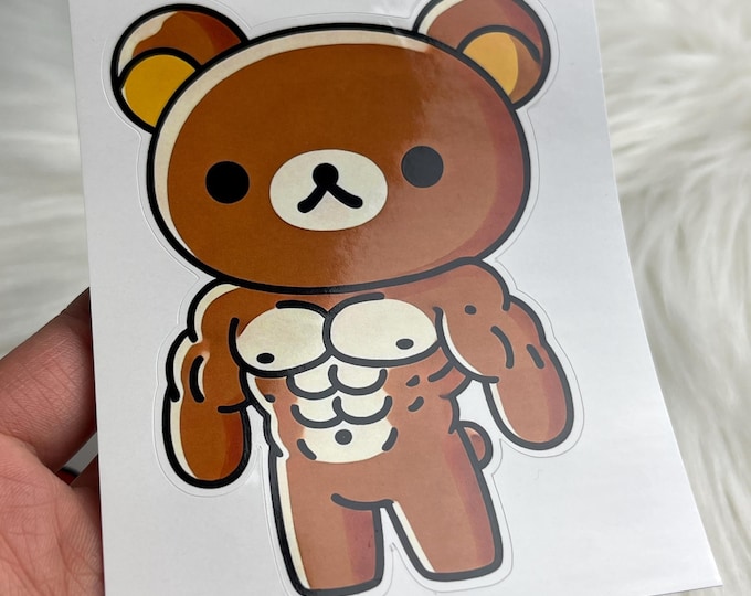 Buff Kuma Sticker for Laptop Bottles Bikes Windows Luggage Suitcase ...
