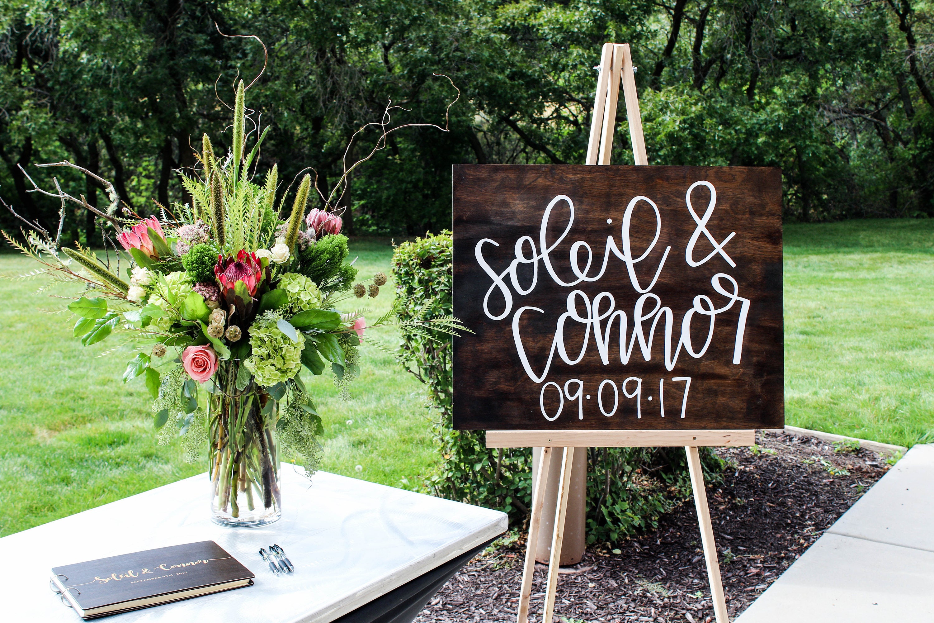 Couple Names Sign Custom Wedding Welcome Sign - Etsy