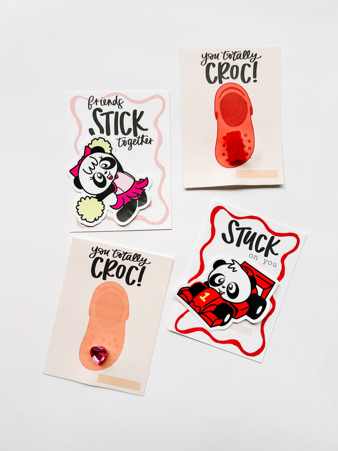 Valentines Printables- Stickers & Charms ~ Croc Charm Valentine ...