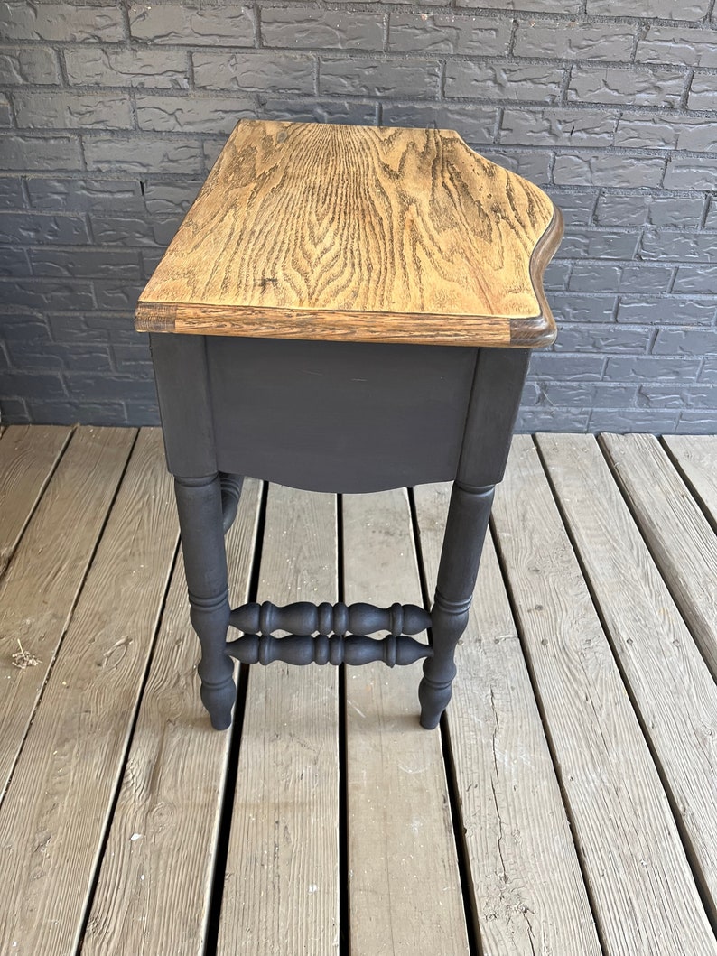 Vintage Oak Wood Pulaski Keepsake Collection Side Table or - Etsy