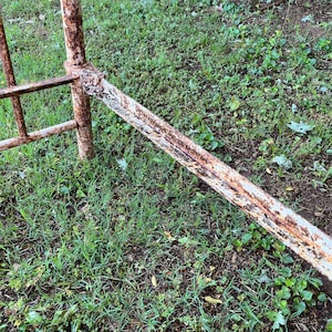 Antique Vintage Iron Bed Frame Farmhouse Rustic - Etsy