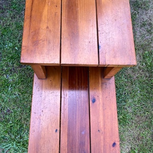 Vintage Two Tiered Farmhouse Pine Wood Side Tables Nightstands - Etsy