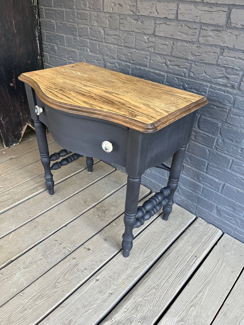 Vintage Oak Wood Pulaski Keepsake Collection Side Table or - Etsy