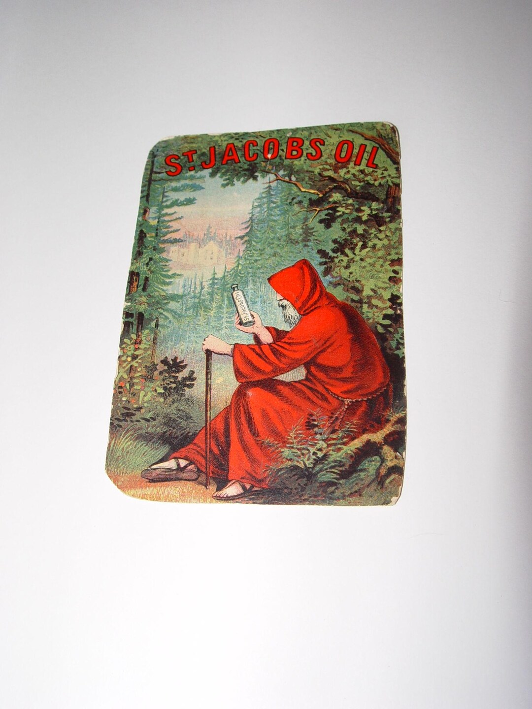 St. Jacobs Oil, Quack Medicine - German Remedy Antique Trade Card - Etsy