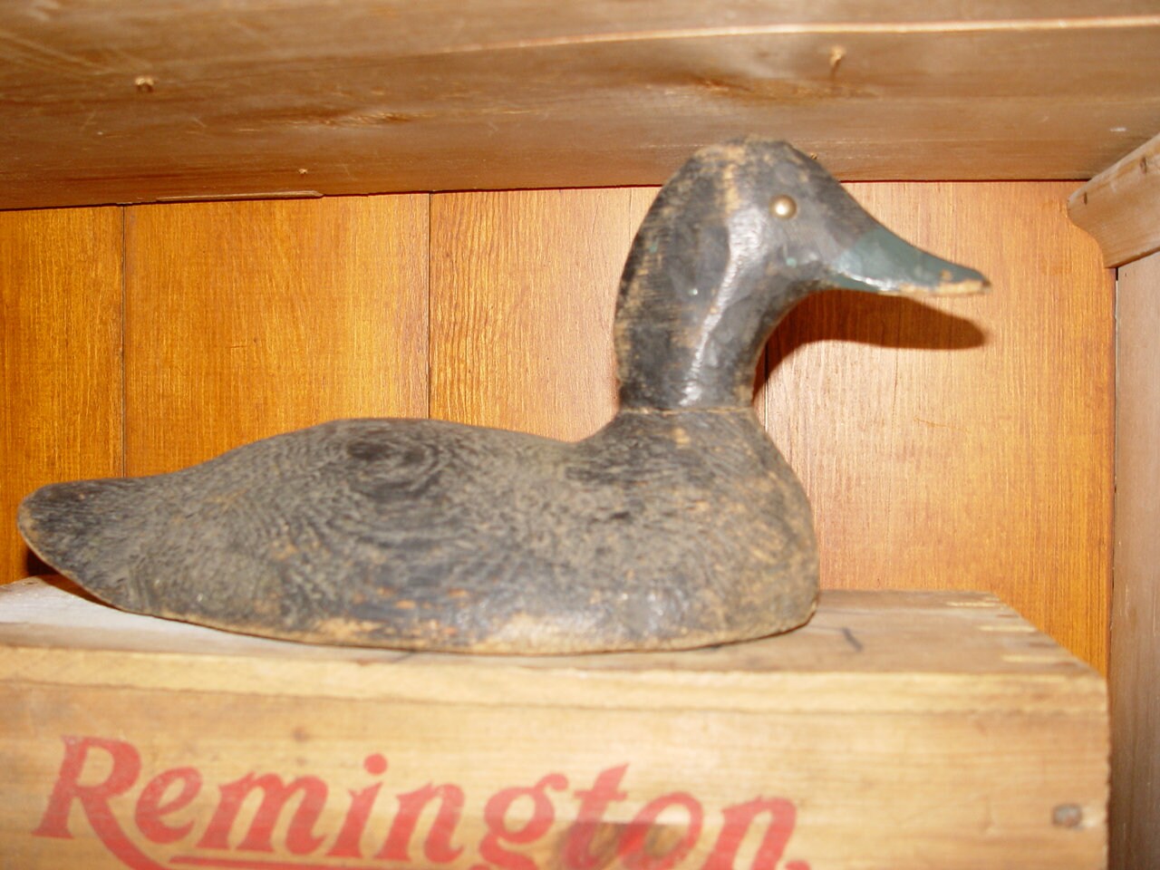 Vintage Minnesota Coot Working Duck Decoy Original Paint Folky Tack ...