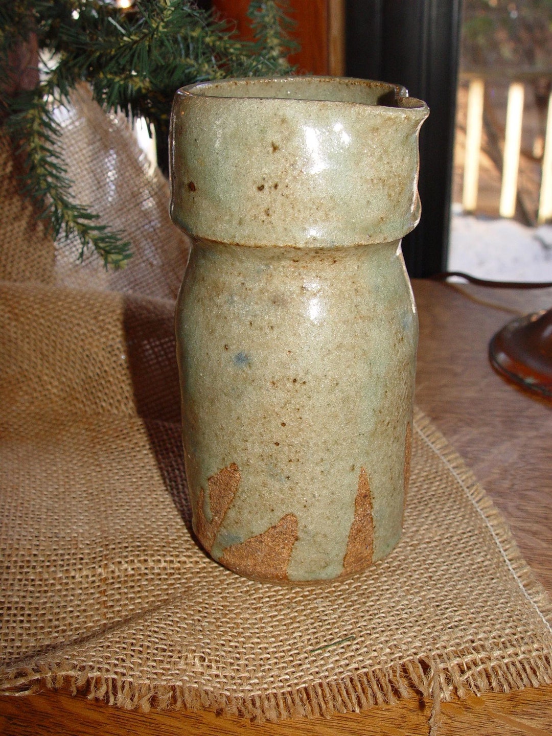 Vintage Art Pottery Pitcher Drip Glaze, Creamer, Milk Pitcher 6 - Etsy