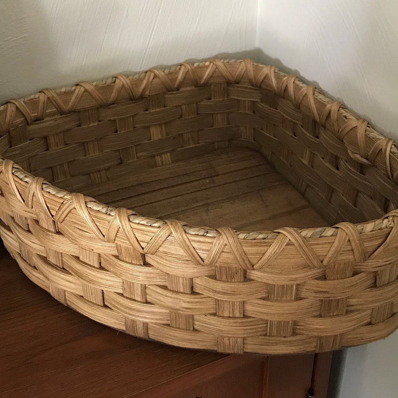 Wicker Corner Shelf - Etsy