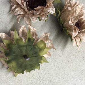 Burlap Sunflowers Sold Individually - Etsy