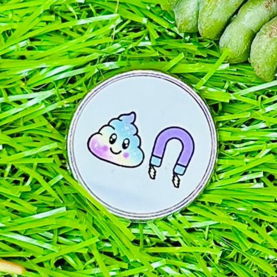 Cute Poop Magnet Lapel Pin / Button - Etsy