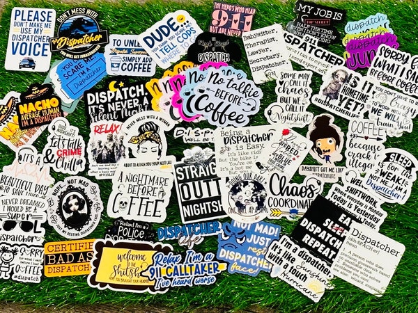 Dispatch Sticker, Dispatcher Sticker, Mini Stickers, Thing Gold Line ...