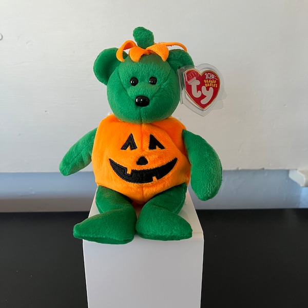 Ty Beanie Babies Pumpkin Bear - Etsy