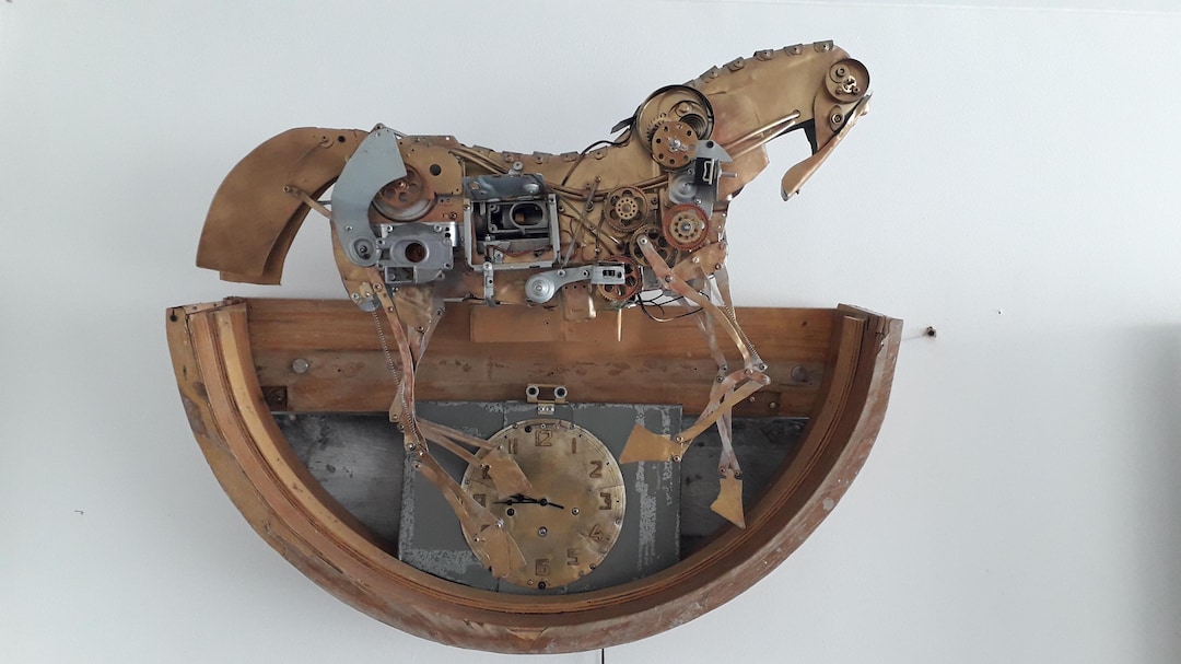 Splendor in Motion: Unique Brass Galloping Horse Sculpture - Etsy