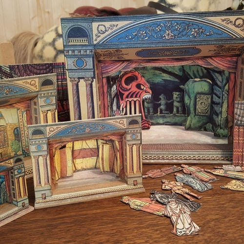 Paper Toy Theatre 1930s Vintage Printable 14 High Quality - Etsy