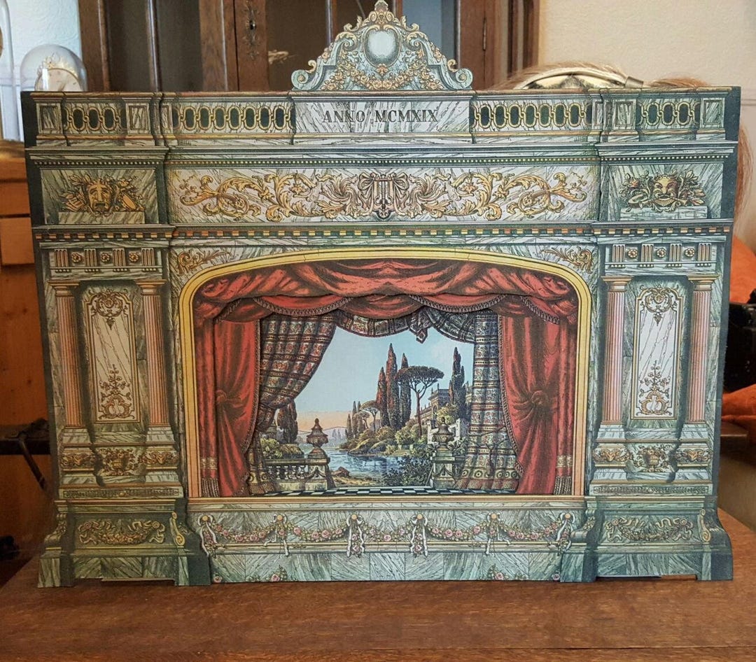 Paper Toy Theatre Model 1919 Vintage Printable 28 High Quality Jpeg Rar ...