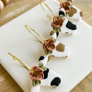 Floral Spring Cow Hoops - Etsy