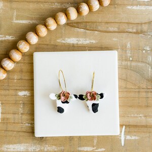 Floral Spring Cow Hoops - Etsy