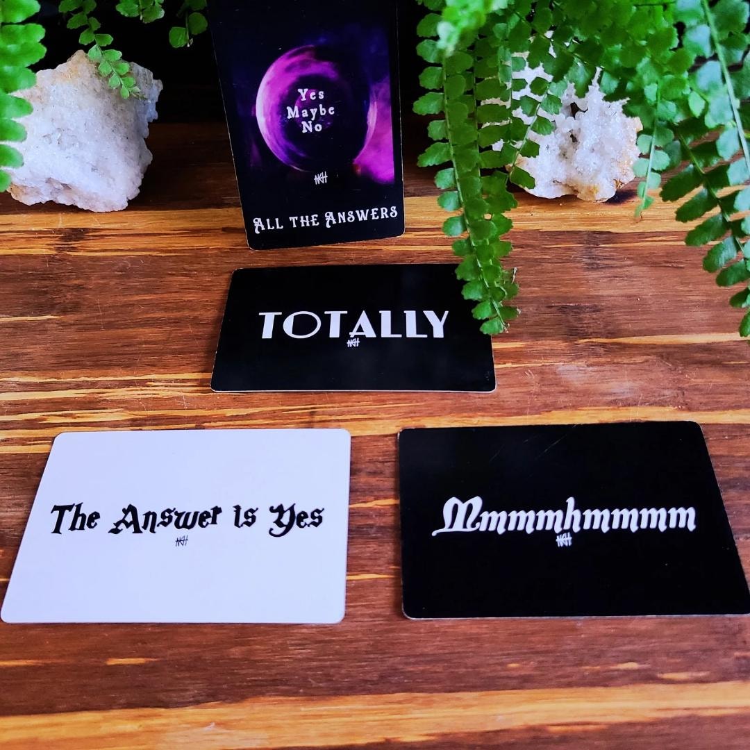 Yes No Oracle Cards Deck: Spiritual Guidance Tool - Etsy