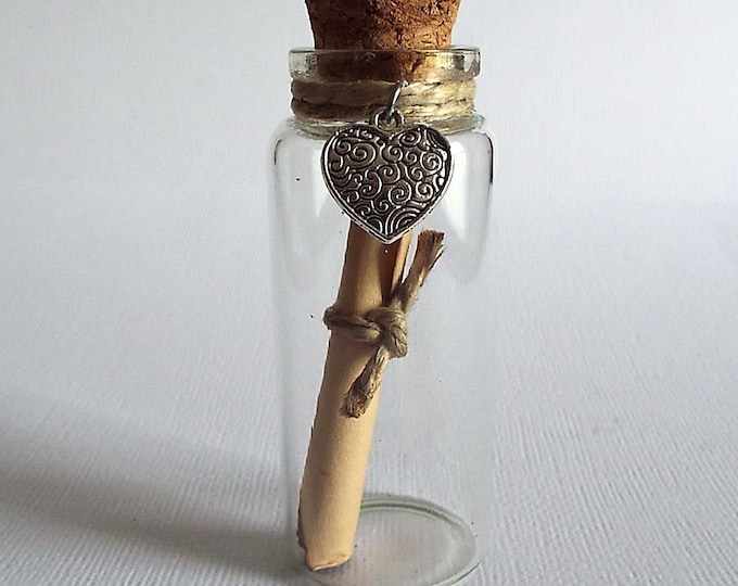 Personalized Message Gift, Message in a Bottle for Boyfriend, Paper ...