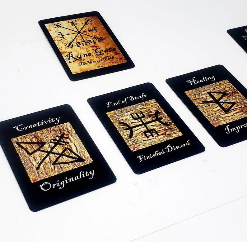 Rune Deck Norse Viking Rune Magic Deck Rune Deck Gift Elder - Etsy