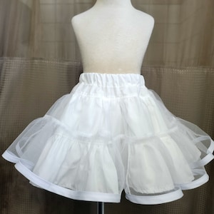 Child's Petticoat/crinoline/underskirt- 100% Cotton Fabric and ...