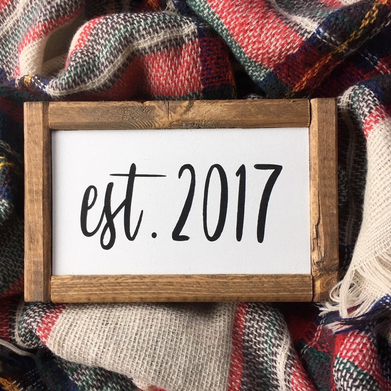 Est. Sign - Etsy
