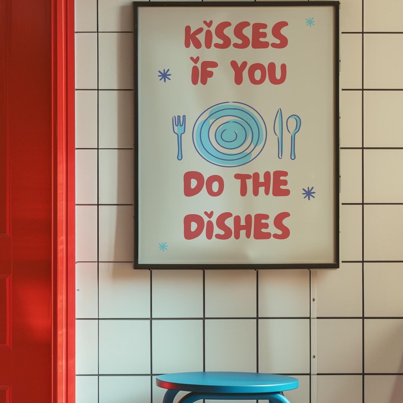 Clean Kitchen Posters - Etsy
