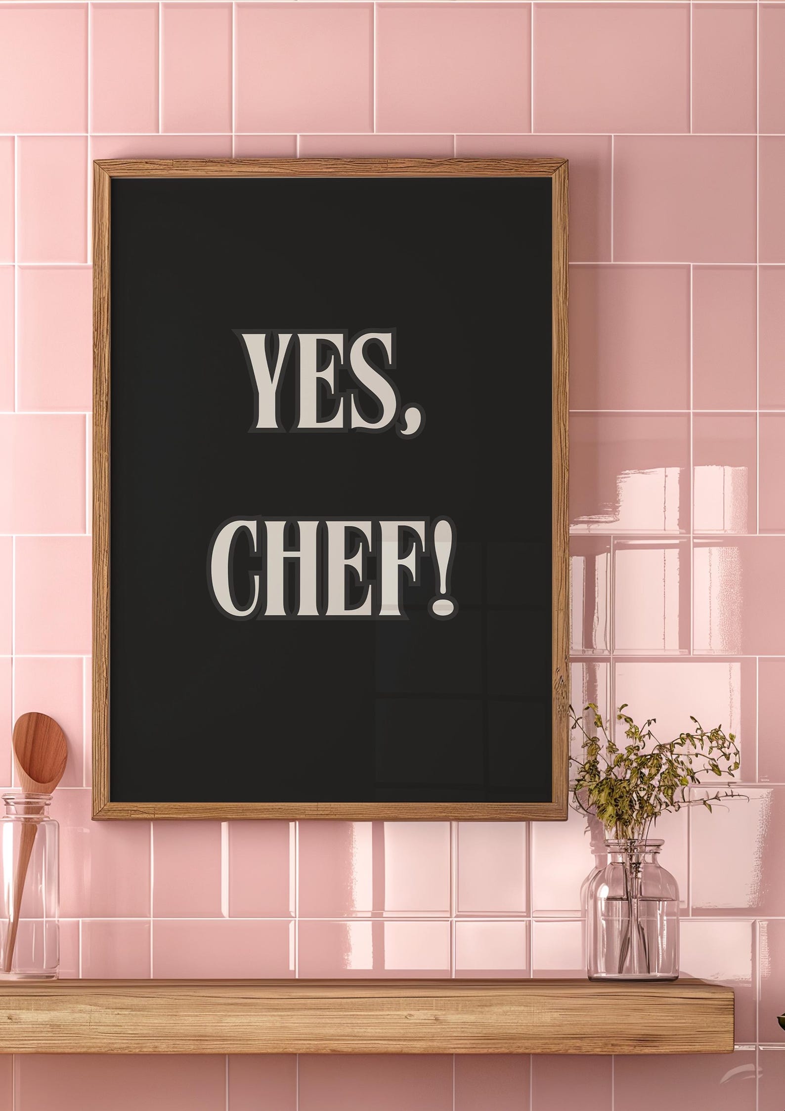 Yes, Chef! Kitchen Art Print, Culinary Poster (digital Download) - Etsy