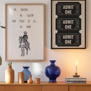 Rootin Tootin Digital Art Print Western Vibe Poster Cowboy Saying Print ...