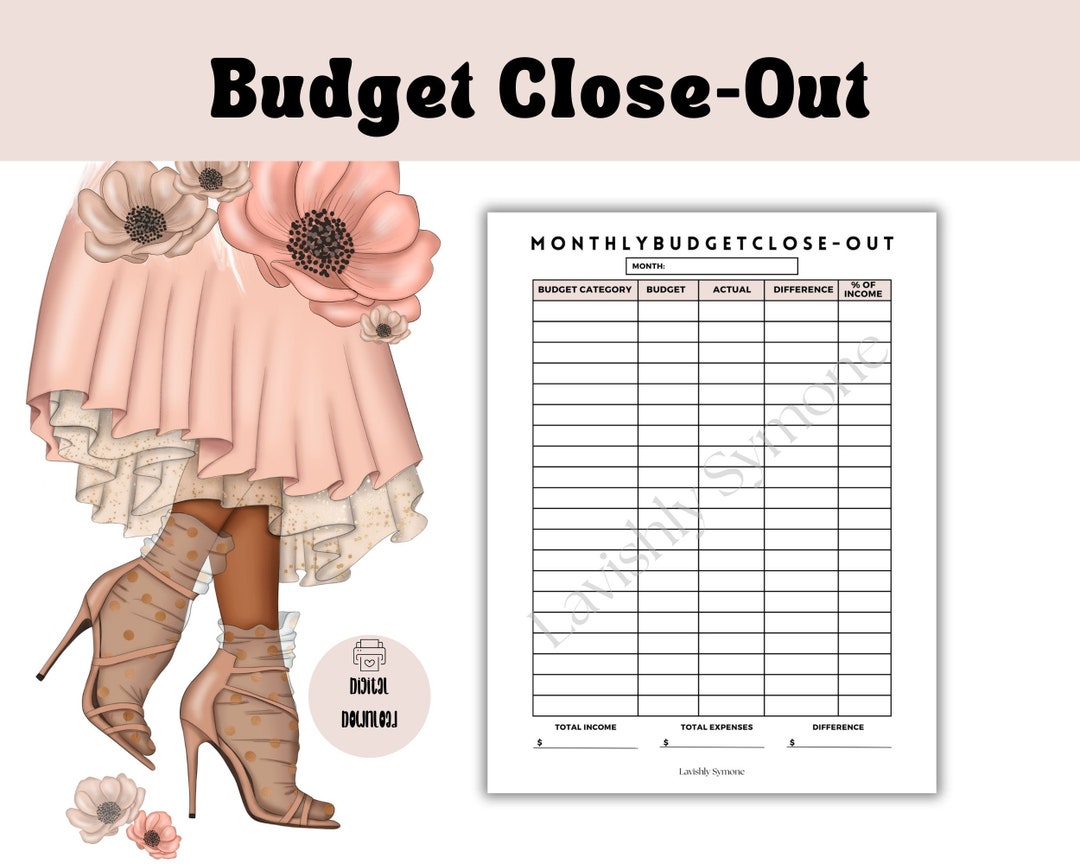 Monthly Budget Reconciliation Monthly Budget Close Out Budget Review ...