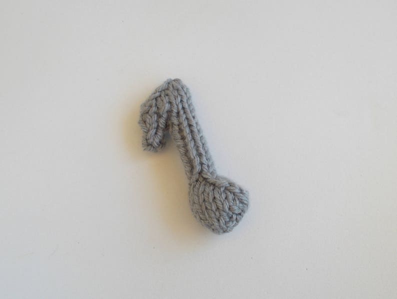 Miniature Music Note Knitted Soft Ornament Music Gift - Etsy
