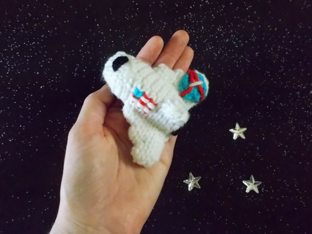 Mini Space Shuttle Knitted Stuffed Toy - Christmas Ornament - Shuttle ...