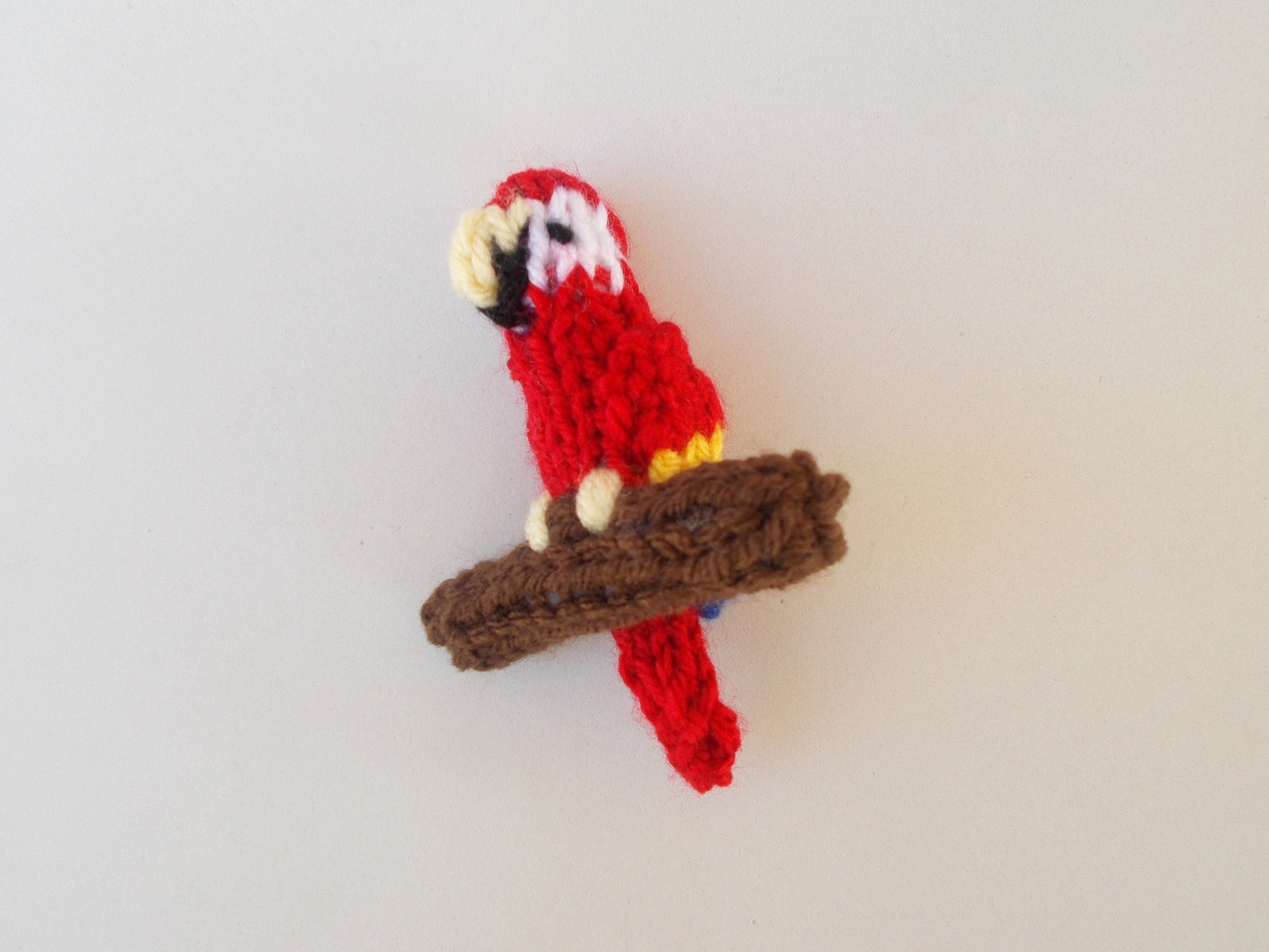 Miniature Parrot Knitted Soft Ornament Cute Animal Ornament - Etsy