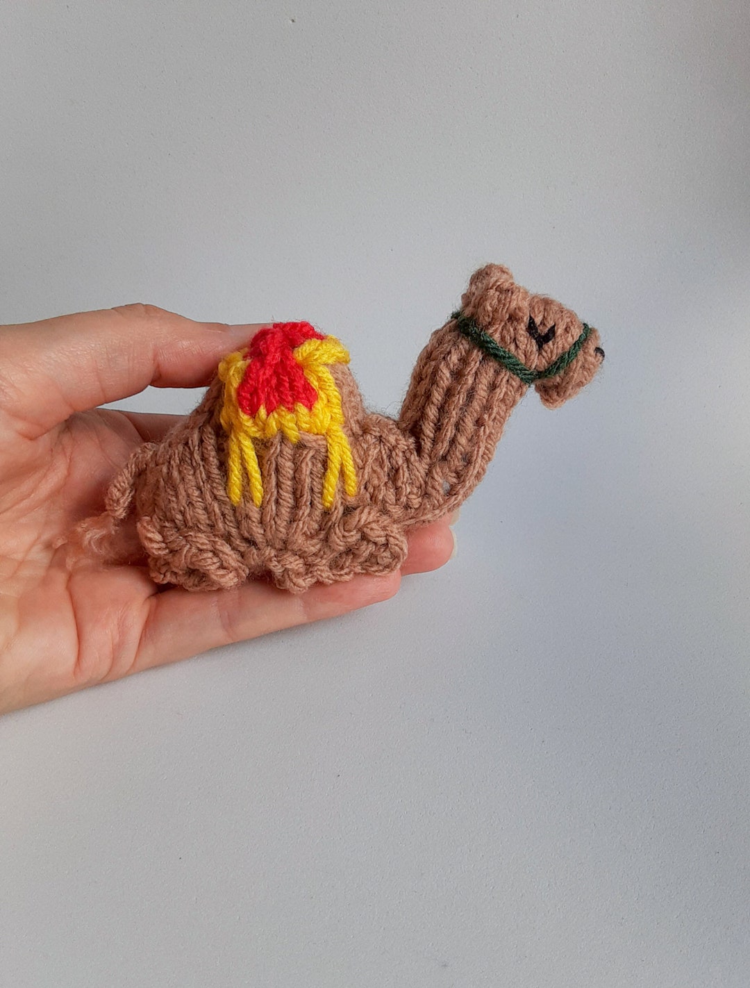 Miniature Camel Knitted Soft Ornament Cute Animal Ornament Unique ...