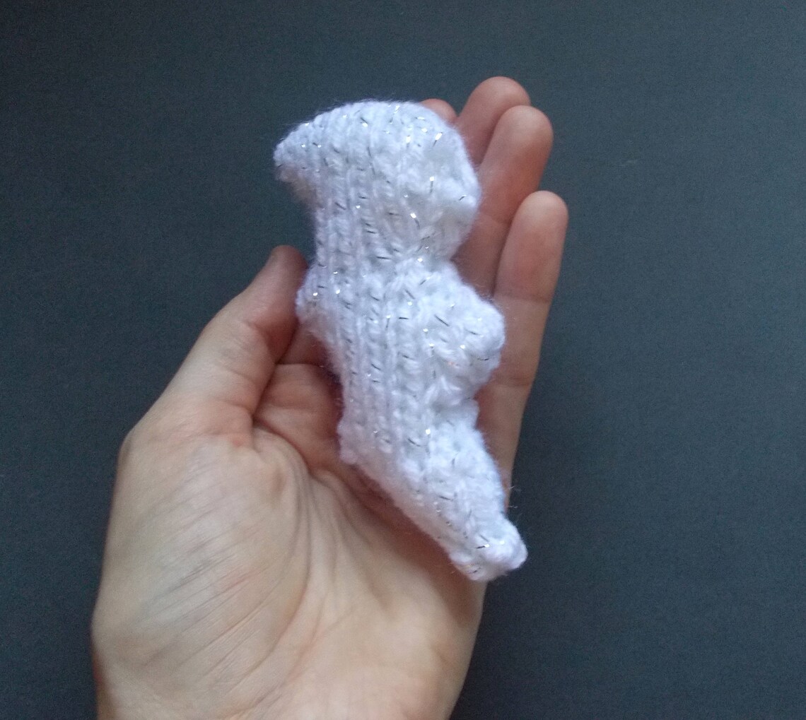 Mini Lightning Bolt Knitted Stuffed Ornament Unique Decor | Etsy