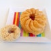 Mini French Cruller Donut Knitted Stuffed Ornament Kids Room Decor Play ...