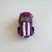 Mini Muscle Car Knitted Stuffed Toy - Sports Car Ornament - Kids Room ...