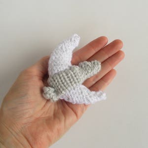 Mini Crescent Moon With Cloud Knitted Stuffed Ornament - Etsy