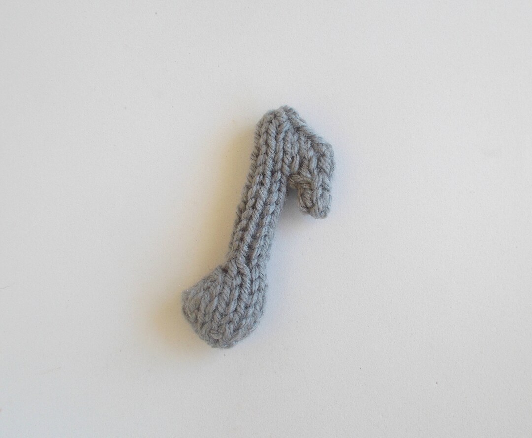 Miniature Music Note Knitted Soft Ornament - Music Gift - Christmas ...