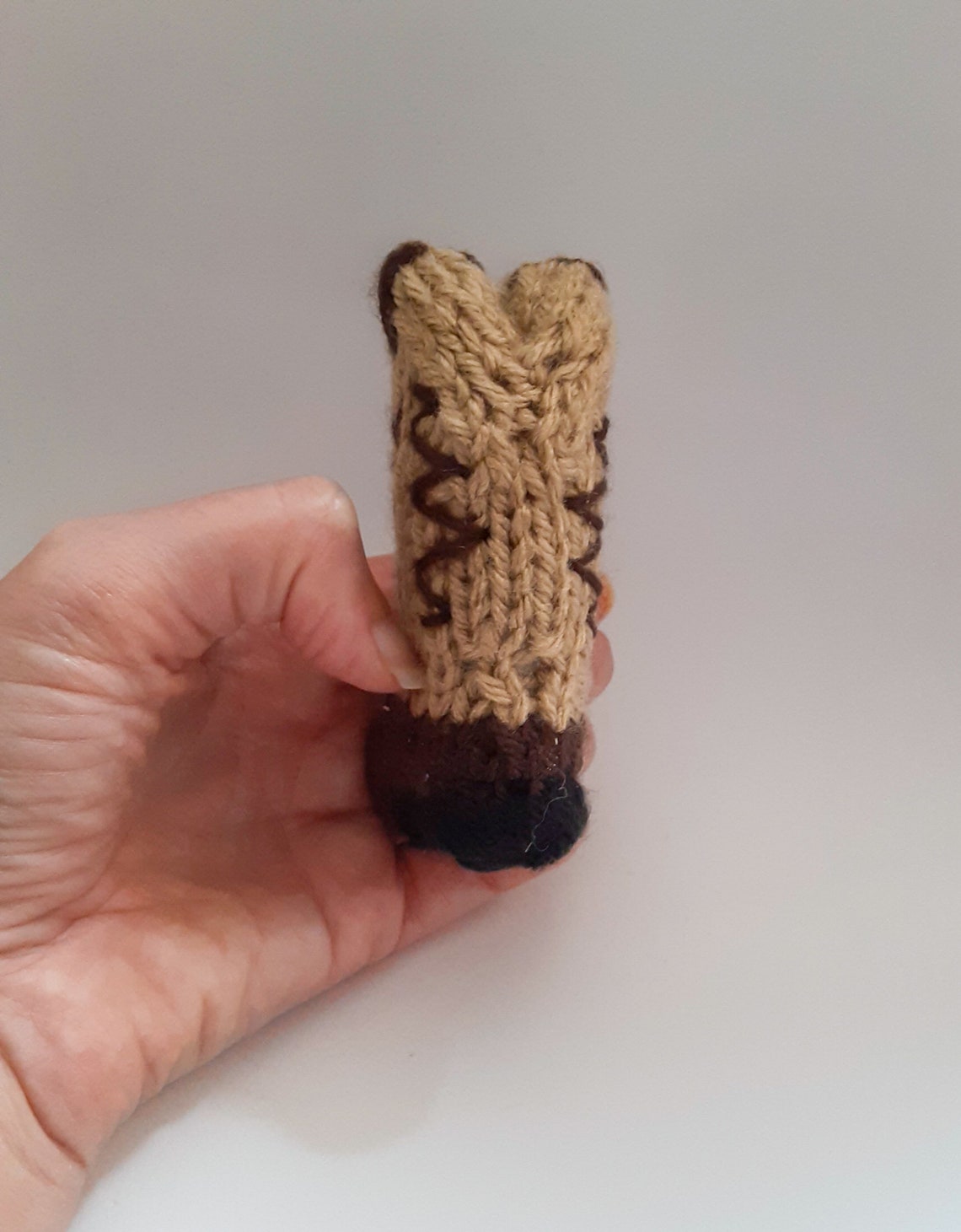 Miniature Cowboy Boot Knitted Soft Ornament Western Ornament - Etsy