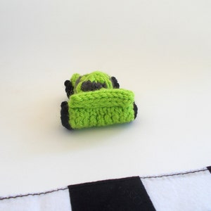 Miniature Sports Car Knitted Soft Toy - Boys Stuffed Toy - Vehicle Toy ...