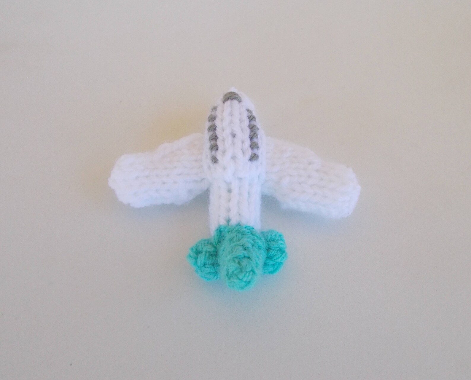 Miniature Jumbo Jet Aircraft Knitted Soft Toy Airplane - Etsy