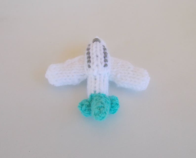 Miniature Jumbo Jet Aircraft Knitted Soft Toy Airplane - Etsy