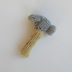 Mini Hammer Knitted Stuffed Ornament - Hardware Ornament - Christmas ...