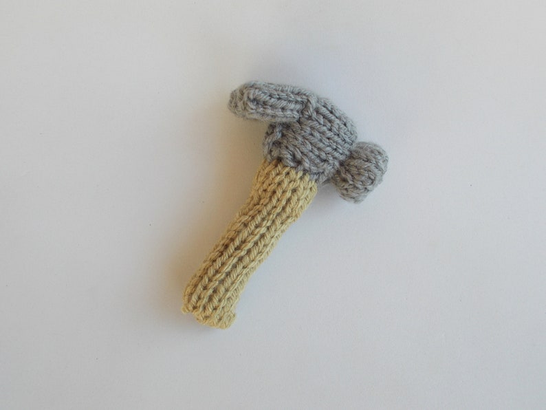 Mini Hammer Knitted Stuffed Ornament Hardware Ornament - Etsy