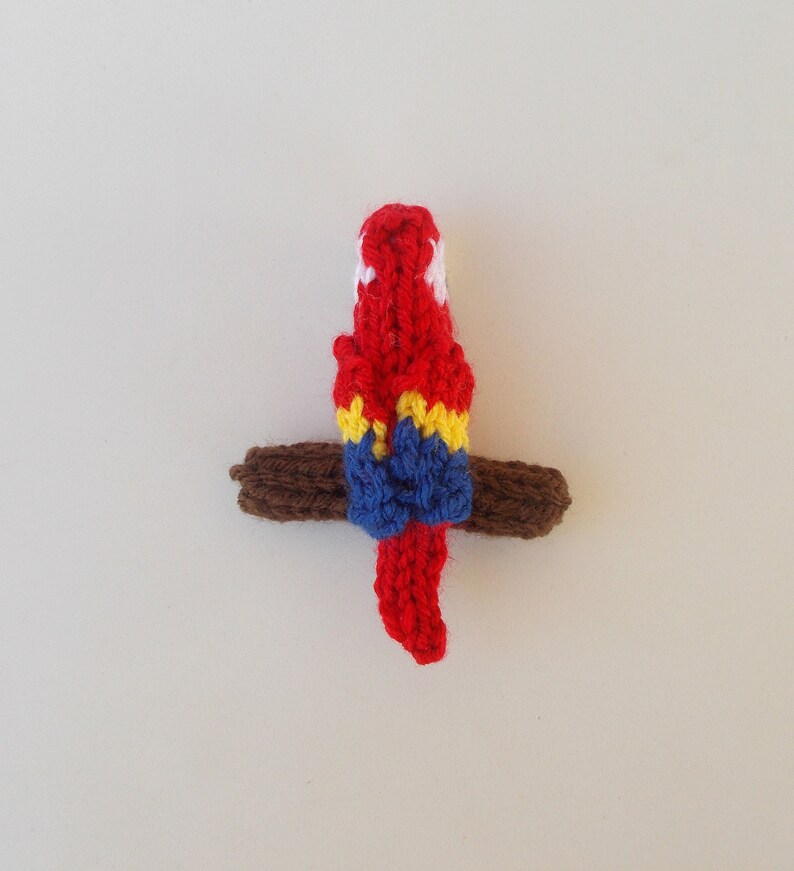 Miniature Parrot Knitted Soft Ornament Cute Animal Ornament - Etsy