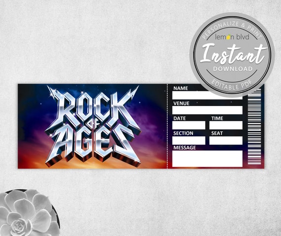 Rock Of Ages Broadway Logo