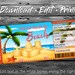 Surprise Beach Trip Ticket Tropical Vacation Tickets Instant Download ...